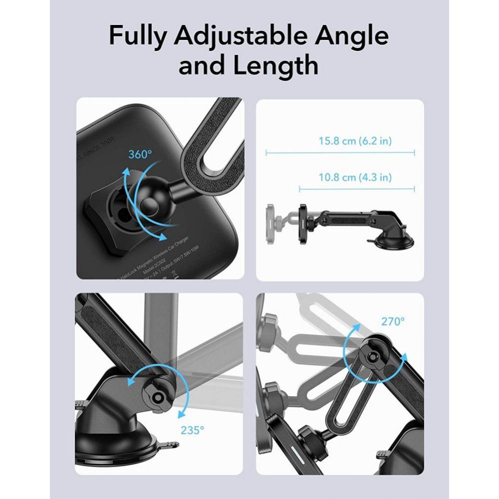 Köp ESR Halolock Magnetic Magsafe Dashboard Car Mount - Svart på ...