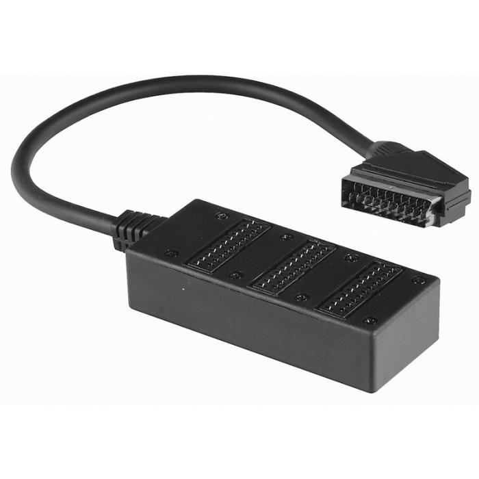 Köp HAMA Splitter Scart 3 Ingångar 0,5m på TheMobileStore.se