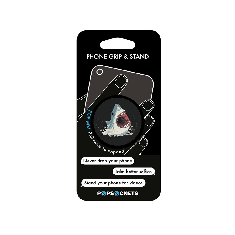 Köp PopSockets Shark! Grip med Ställfunktion på TheMobileStore