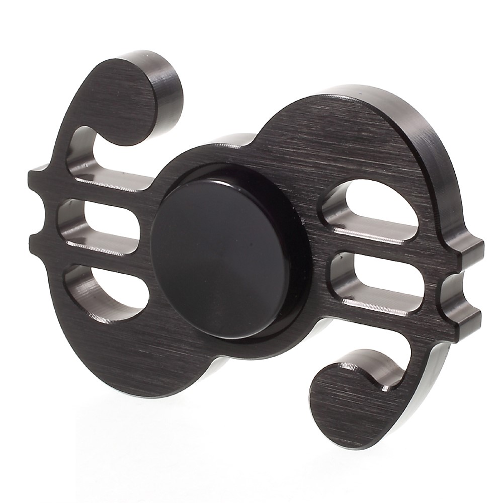 Köp Dollar Sign Aluminium Fidget Spinner - Svart på TheMobileStore
