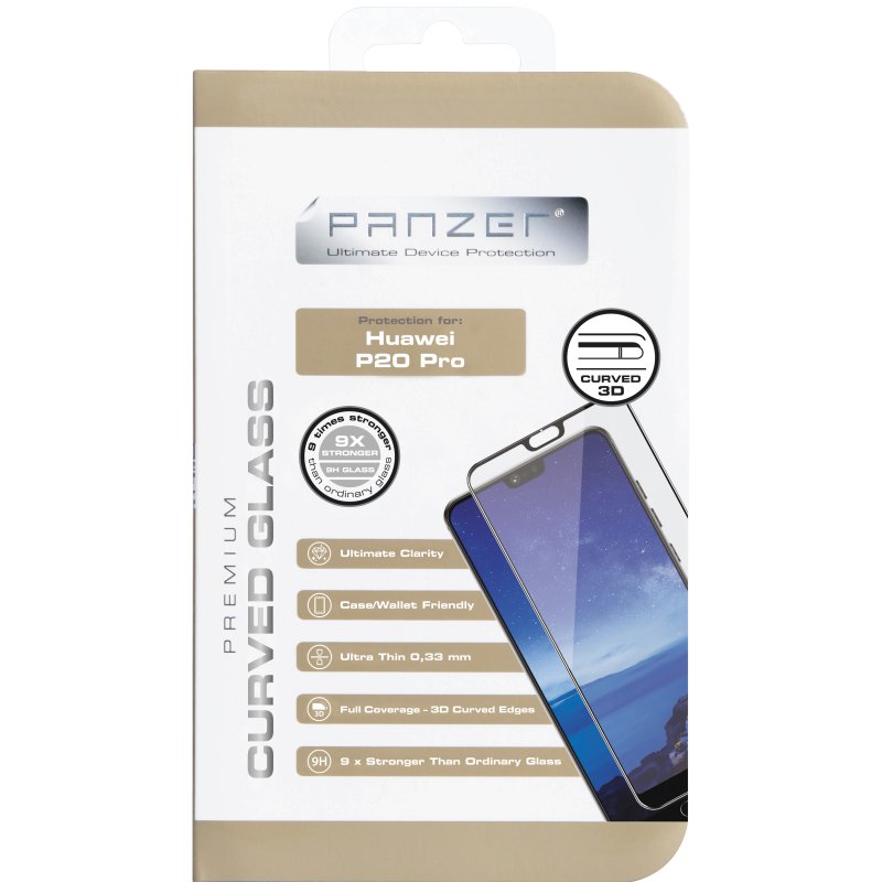 Huawei P20 Pro Tempered Glass Screen Protector - 3D 9D 5D Full Coverage ...