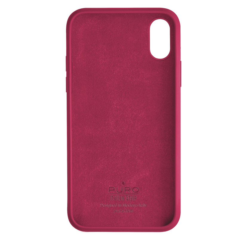 Köp Puro iPhone XS Max Icon Cover - fuchsia | TheMobileStore