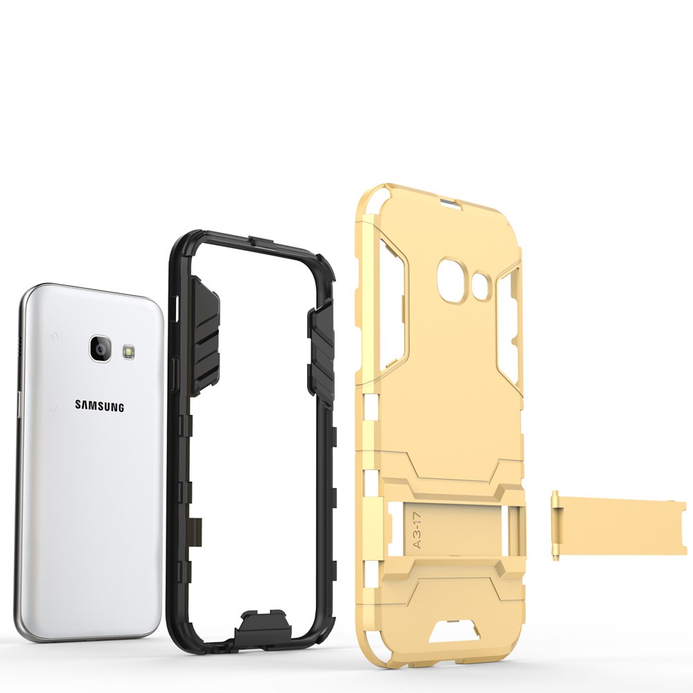 Köp Hybrid Mobilskal till Samsung Galaxy A3 2017 - Gold | TheMobileStore