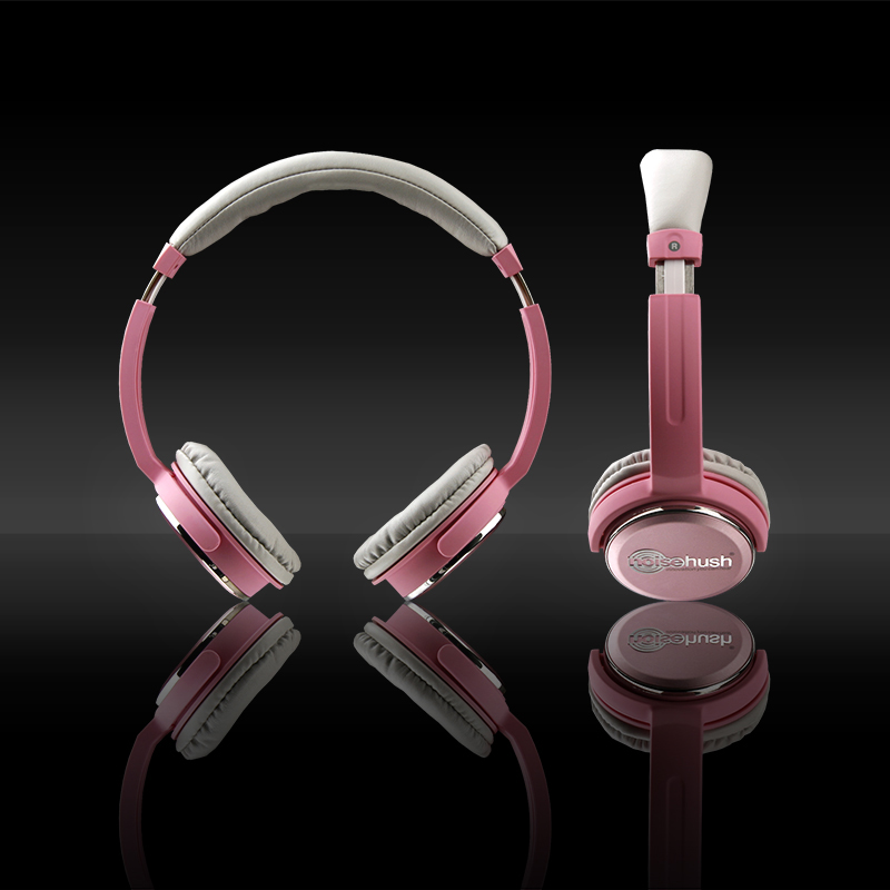 Köp NoiseHush NX26 3.5mm Stereo Headphones with In-Line Mic - (Rosa ...