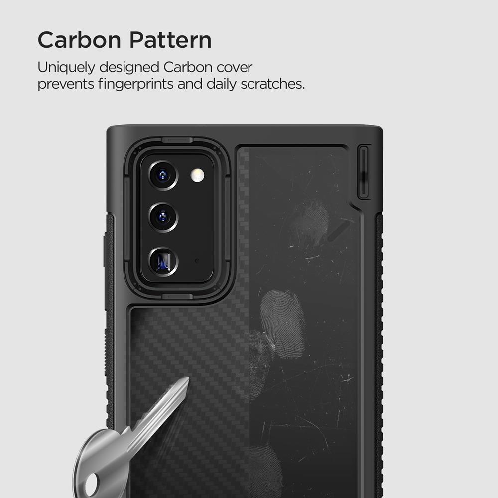 Köp VRS DESIGN | Crystal Mixx Pro Skal Galaxy Note 20 - Svart ...