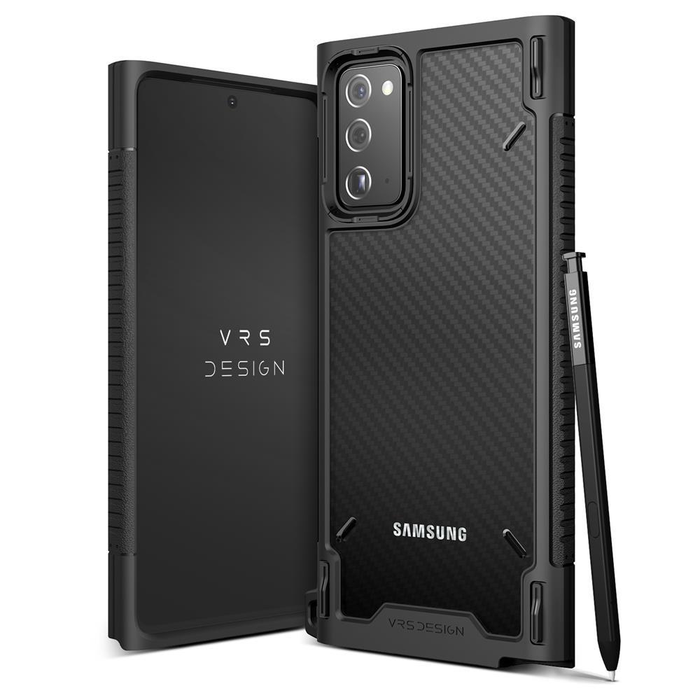 Köp VRS DESIGN | Crystal Mixx Pro Skal Galaxy Note 20 - Svart ...