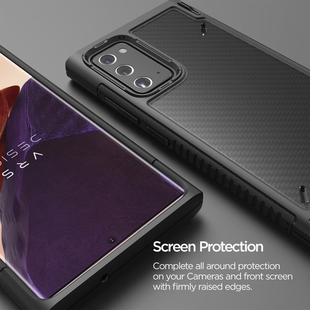 Köp VRS DESIGN | Crystal Mixx Pro Skal Galaxy Note 20 - Svart ...