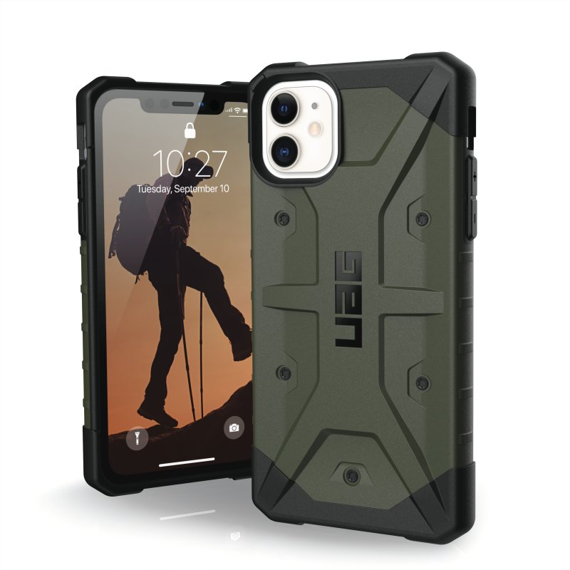Köp UAG Pathfinder Cover iPhone 11 - Ovive Drab - TheMobileStore.se
