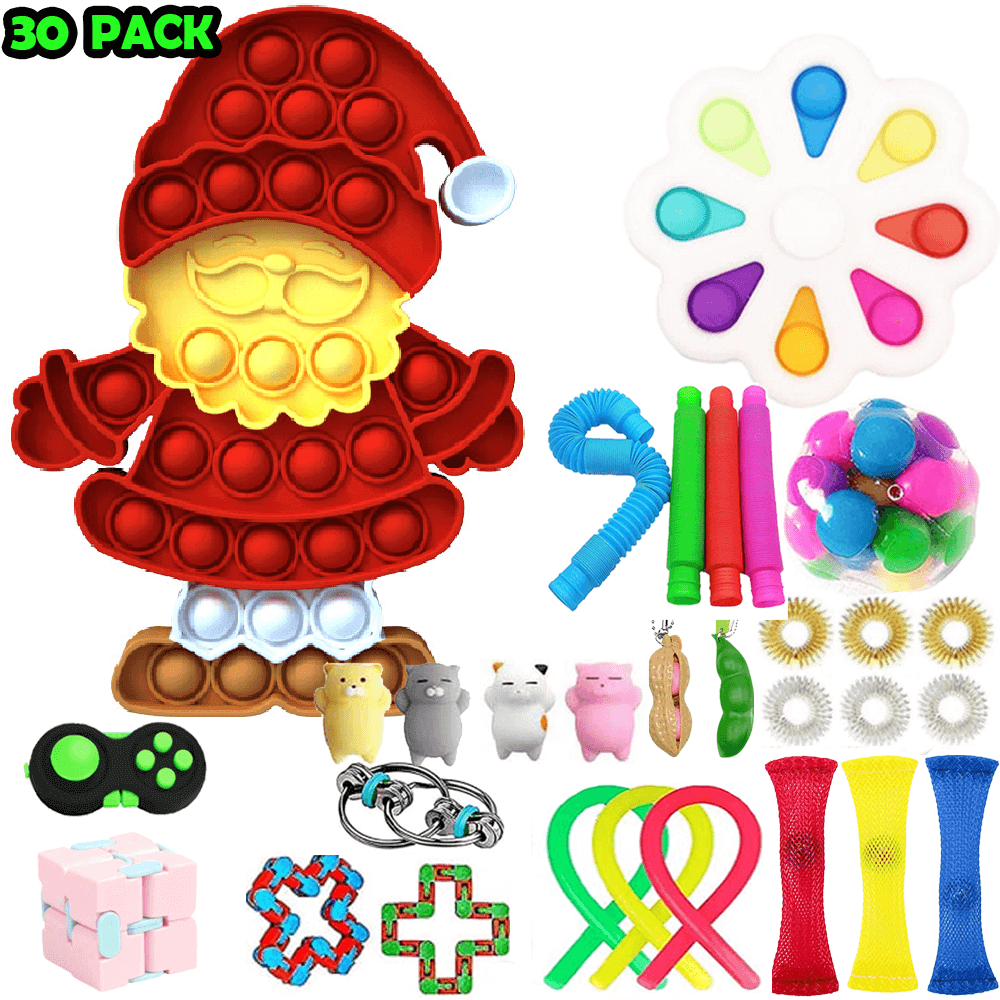 Köp 30 Pack Fidget Toy Set Pop it Sensory Toy för Vuxna & Barn ...