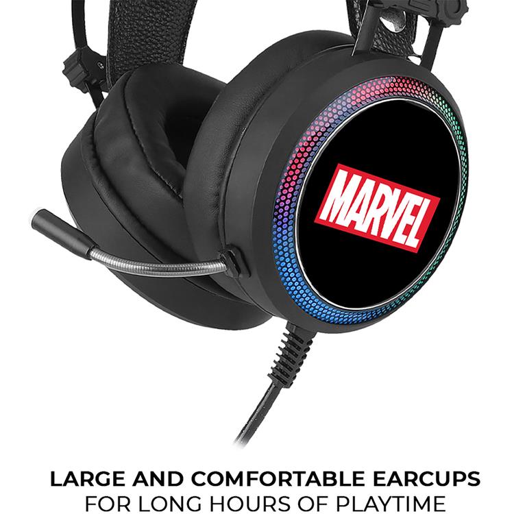 Köp MARVEL Gaming Headset USB 7.1-ljud Marvel - TheMobileStore.se