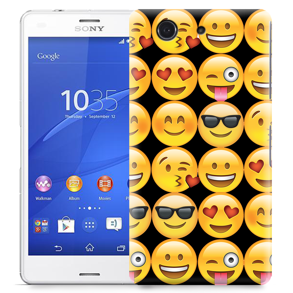 Svenskdesignad mobilskal till Sony Xperia Z3 Compact - Emoji - Smileys