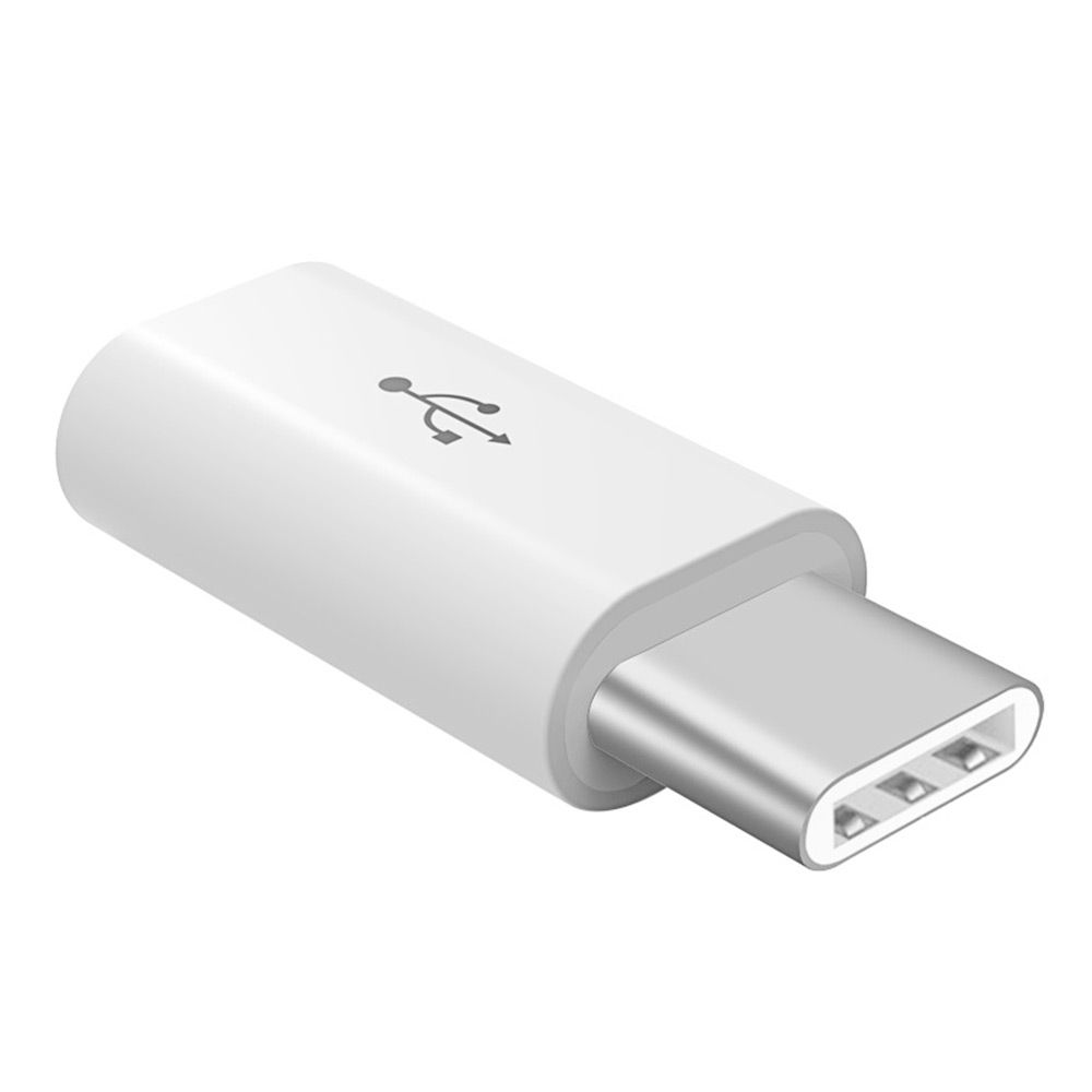 Köp ROCK Adapter Micro-Usb To Type-C Vit på TheMobileStore